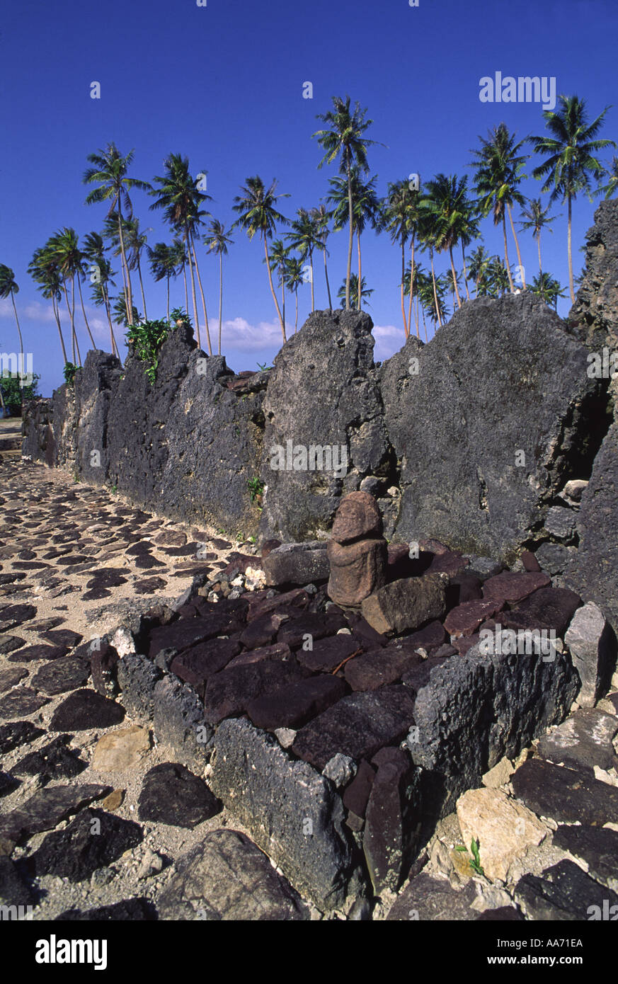 Marae Taputapuatea Raiatea French Polynesia Stock Photo - Alamy