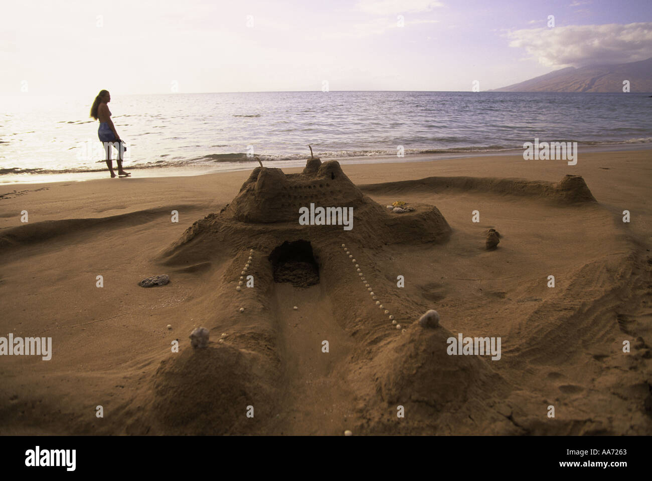 Sandcastle Wailea Maui Hawaii USA Stock Photo - Alamy