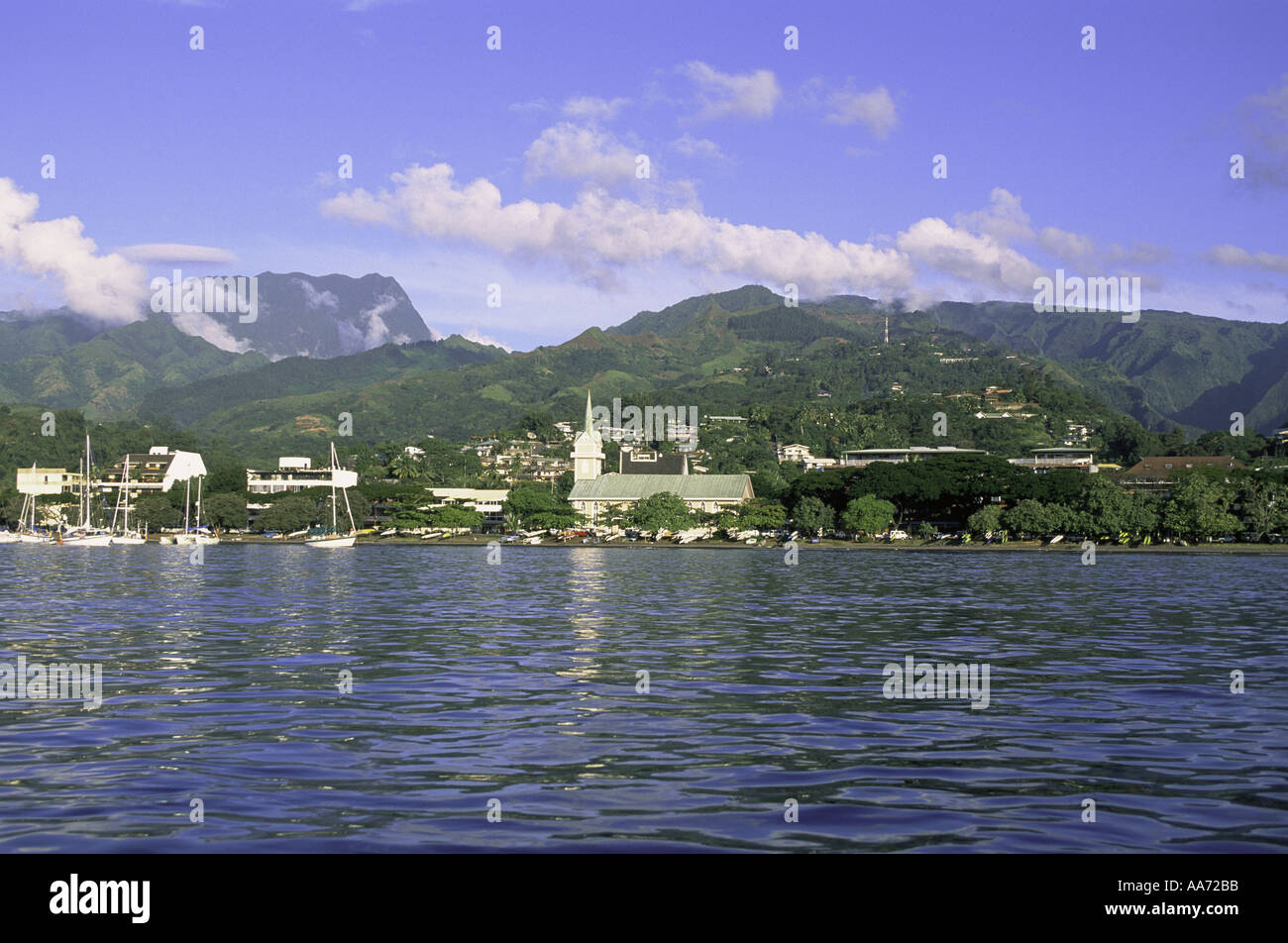 Papeete Tahiti French Polynesia Stock Photo - Alamy