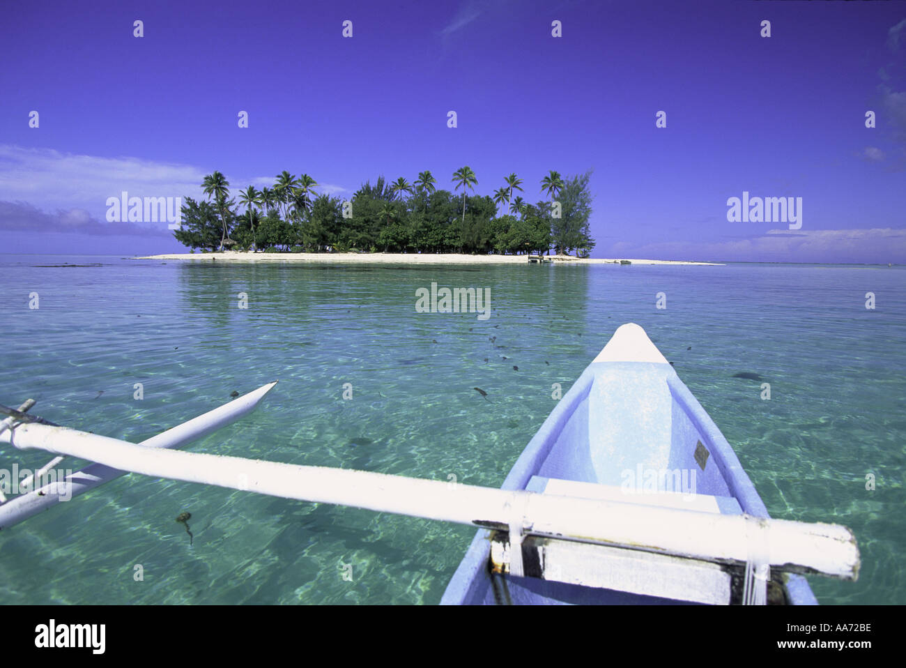 Motu Bora Bora French Polynesia Stock Photo - Alamy