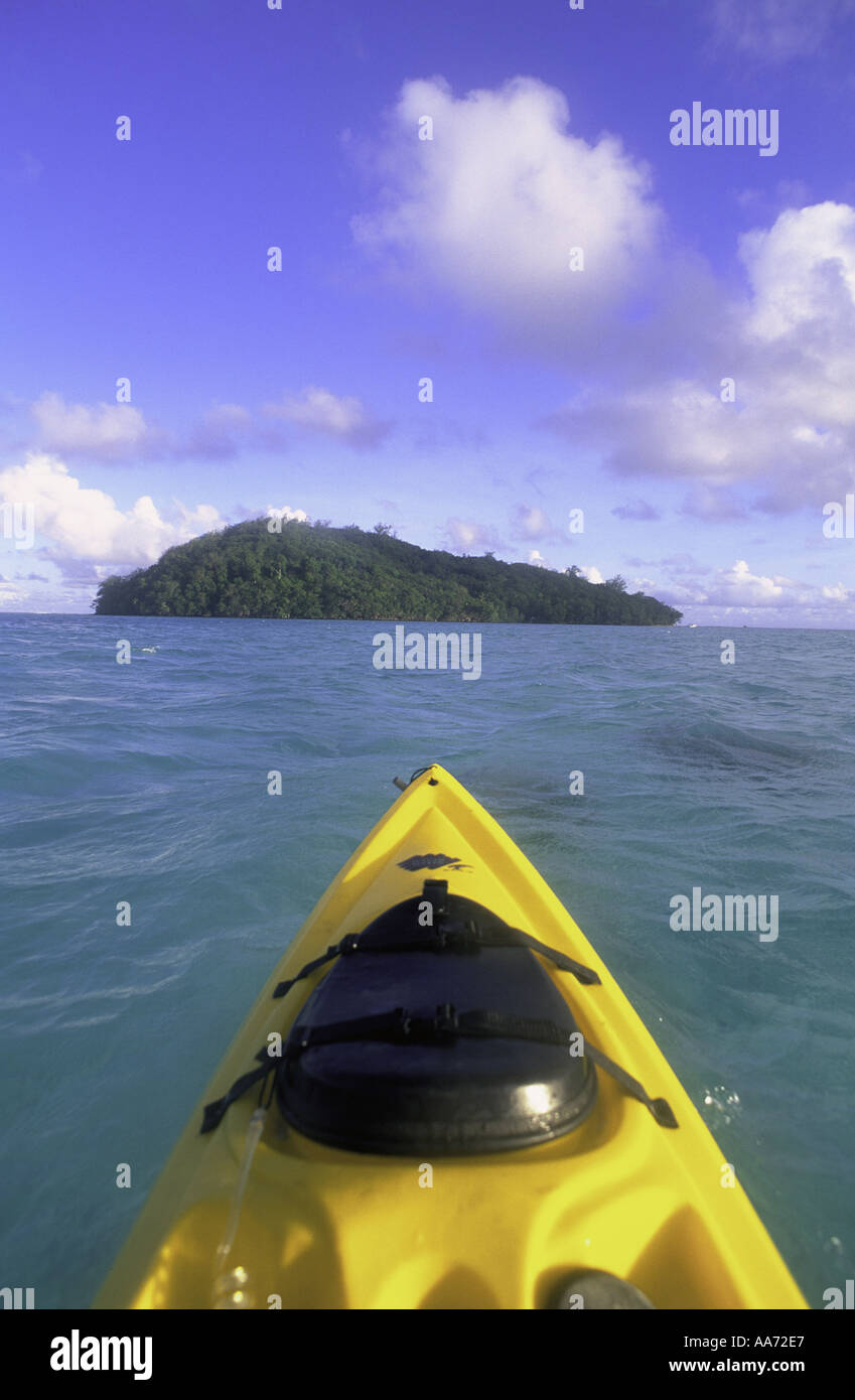 Kayak Kadavu Fiji Stock Photo - Alamy