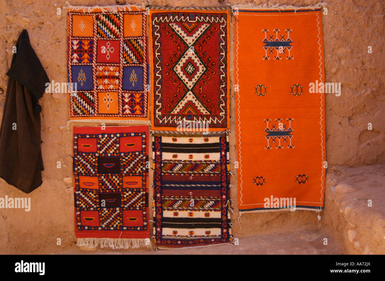 Carpet Textiles Morocco North Africa Stock Photo - Alamy