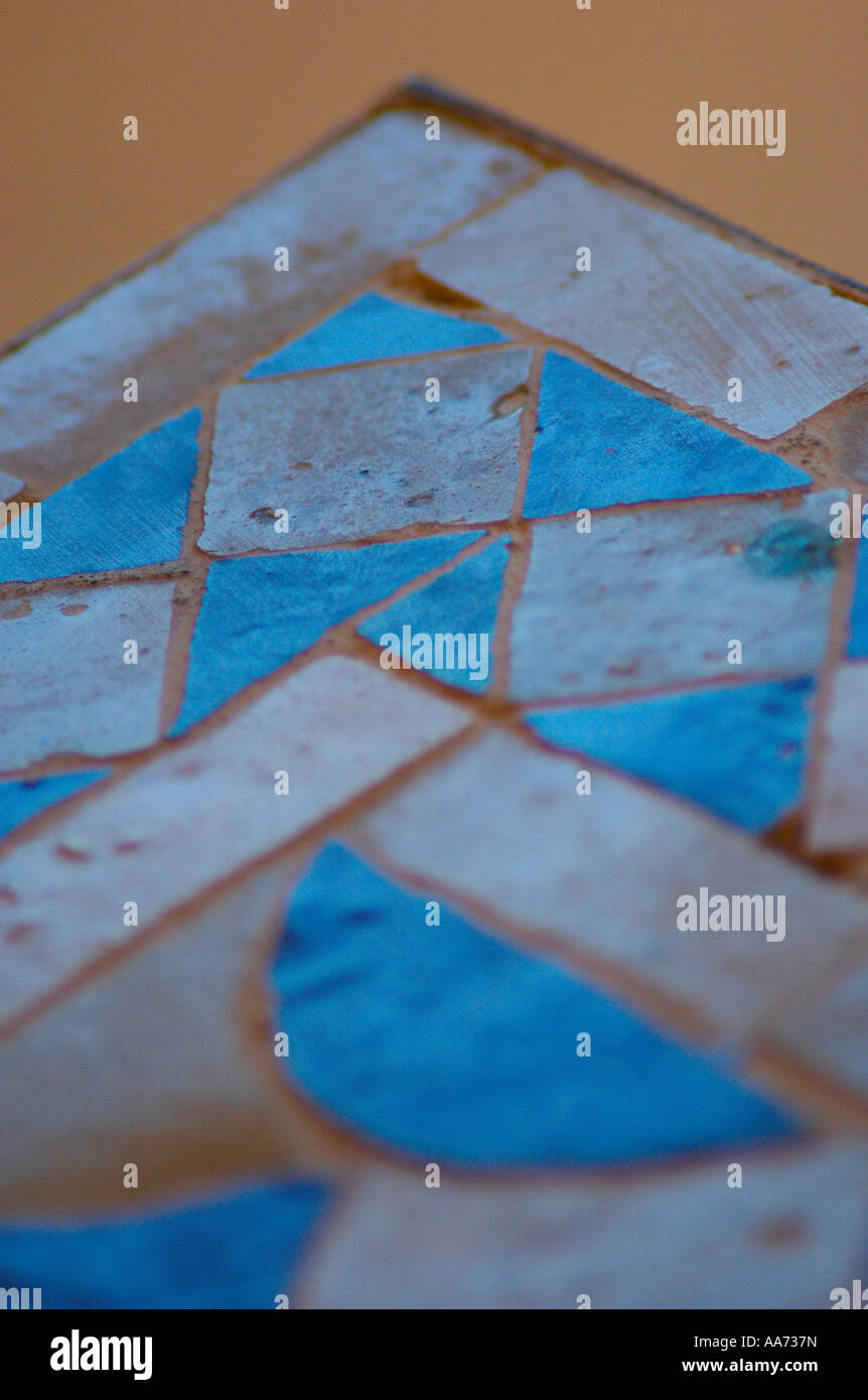Mosaic Table Top Morocco North Africa Stock Photo - Alamy