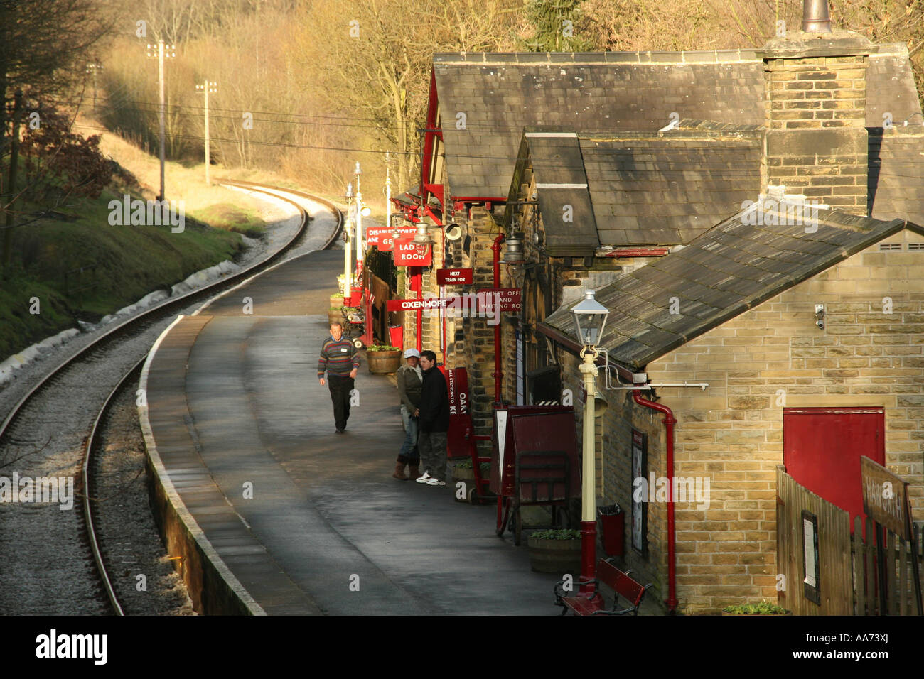 Haworth Station Keighley and Worth Valley Railway Haworth West ...