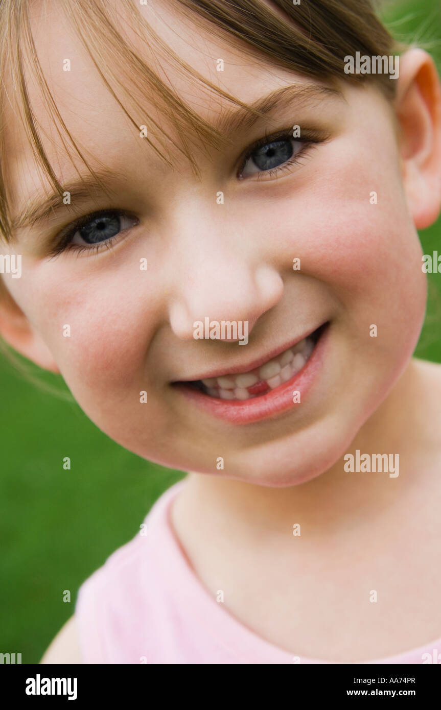 Girl missing tooth Stock Photo - Alamy