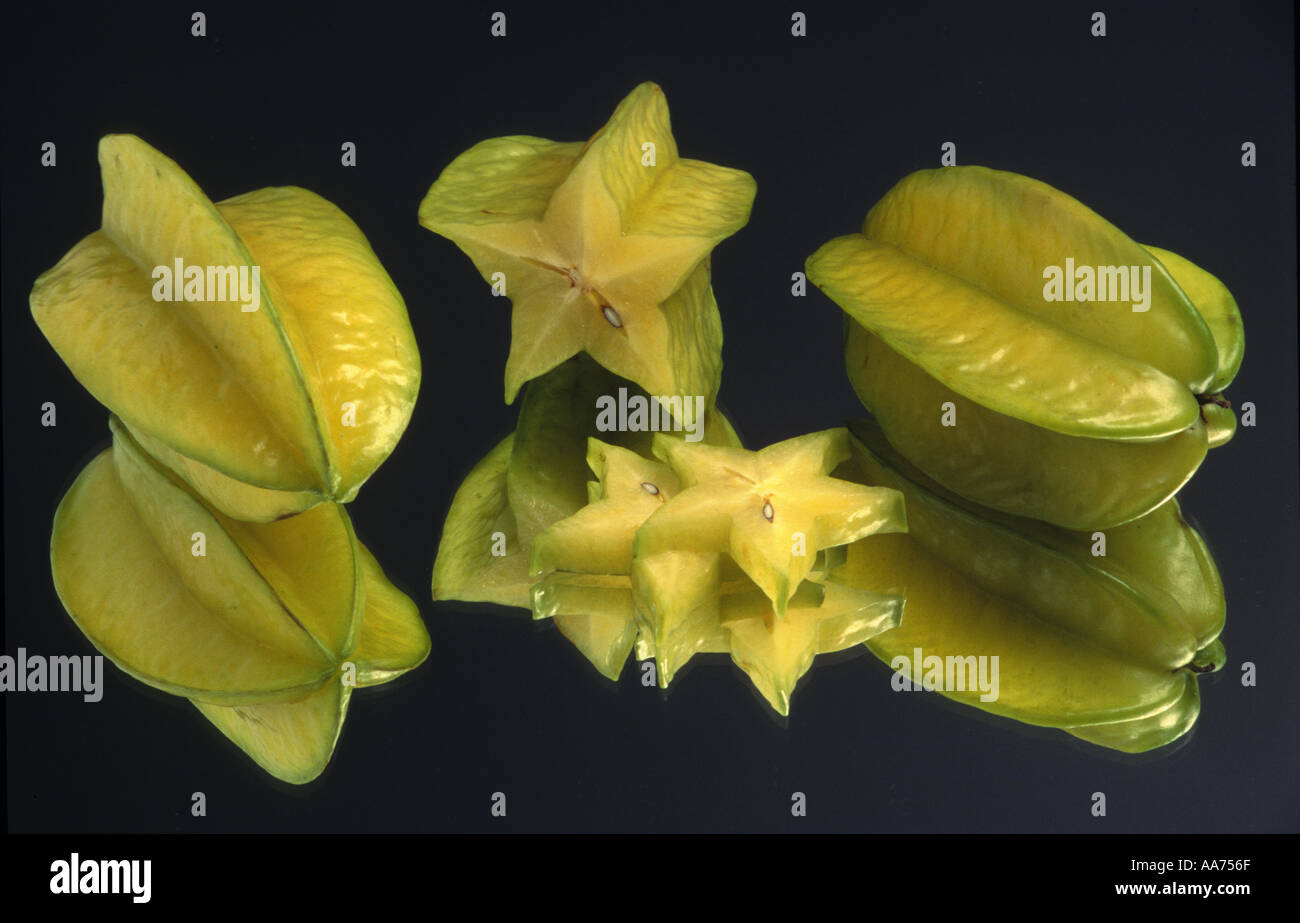 Carambole exotic fruit Stock Photo - Alamy