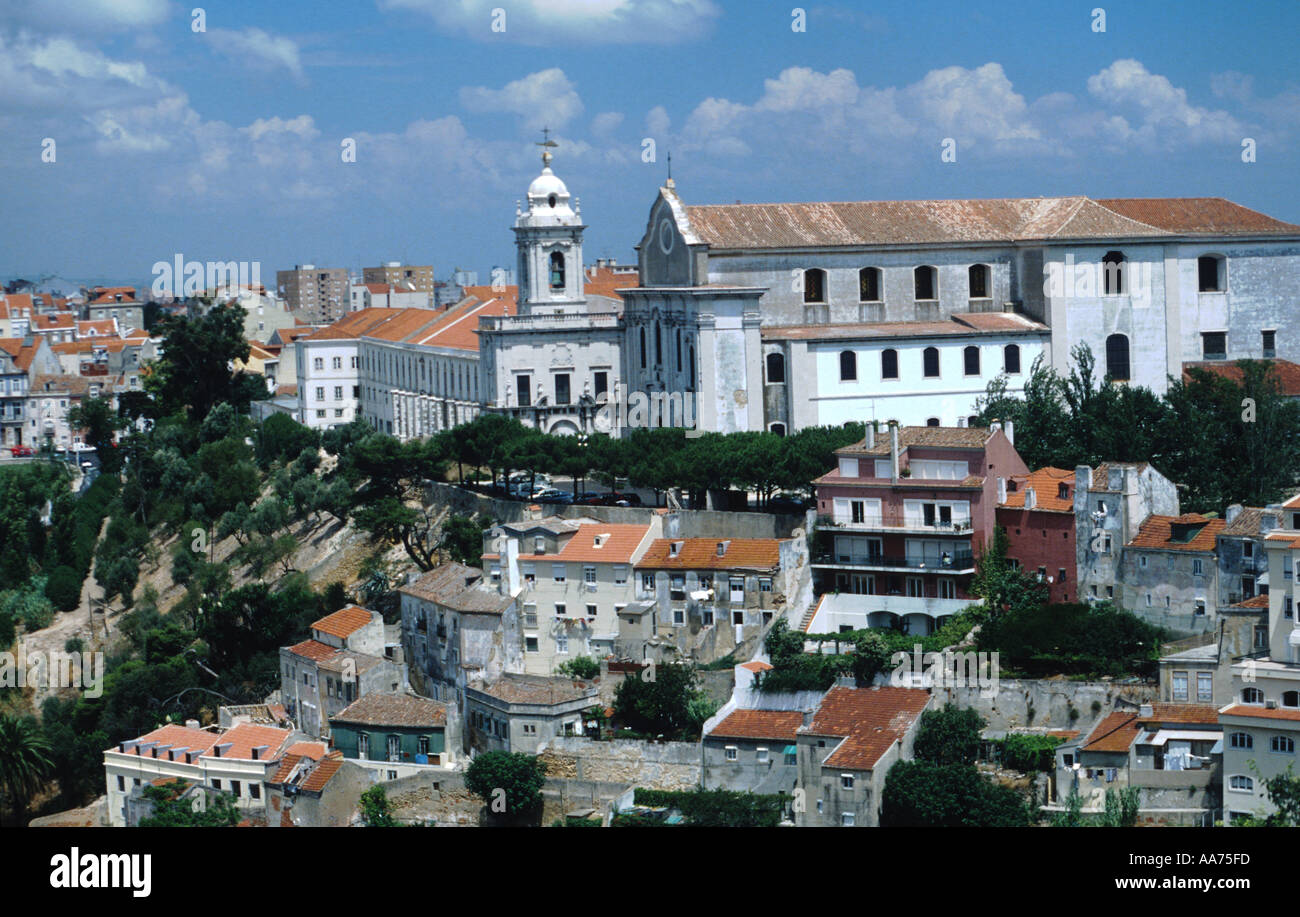 Portugal Lisboa city view skyline Stock Photo - Alamy