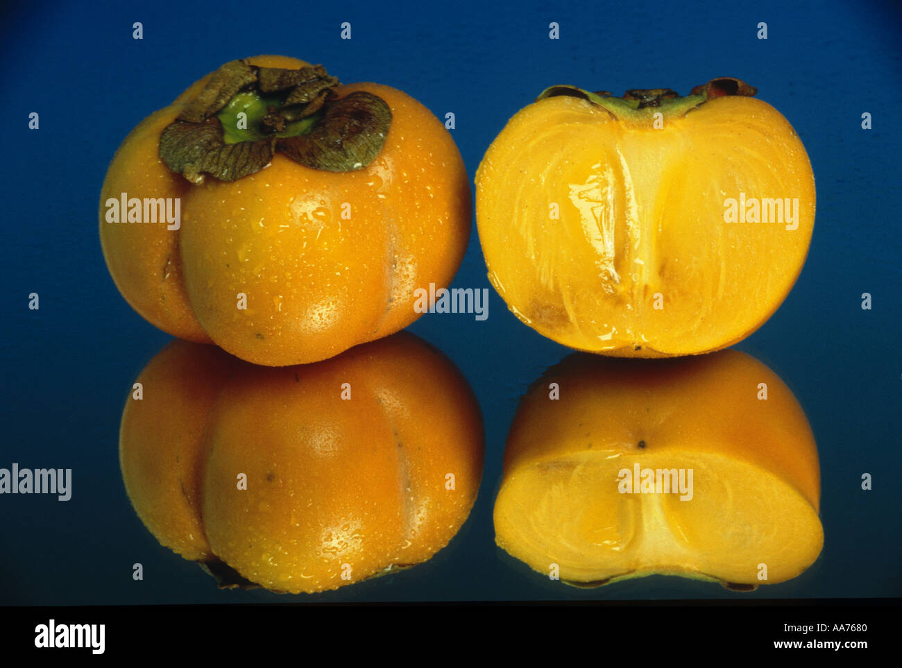 Kaki fruit Sharonfruit exotic Stock Photo - Alamy