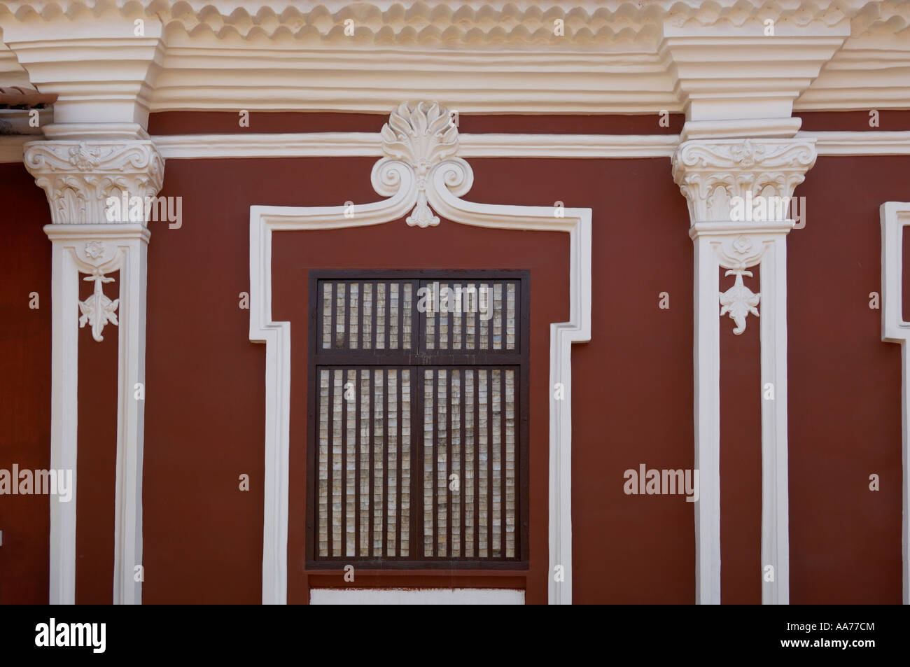 Oyster shell window shutters detail Margao or Madgaon South Goa India ...