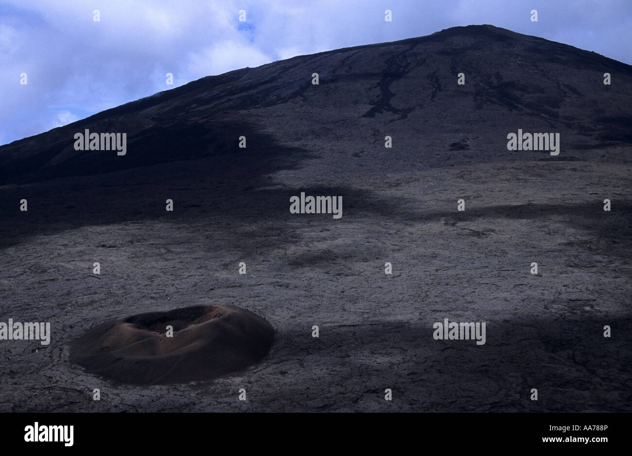 Formica Leo crater in Piton de la Fournaise volcano REUNION ISLAND ...