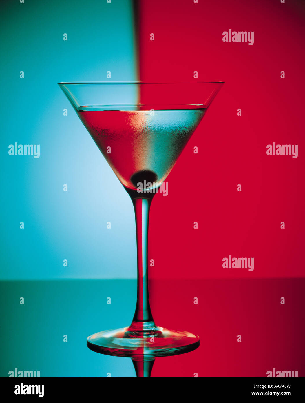 a glass of martini Stock Photo - Alamy