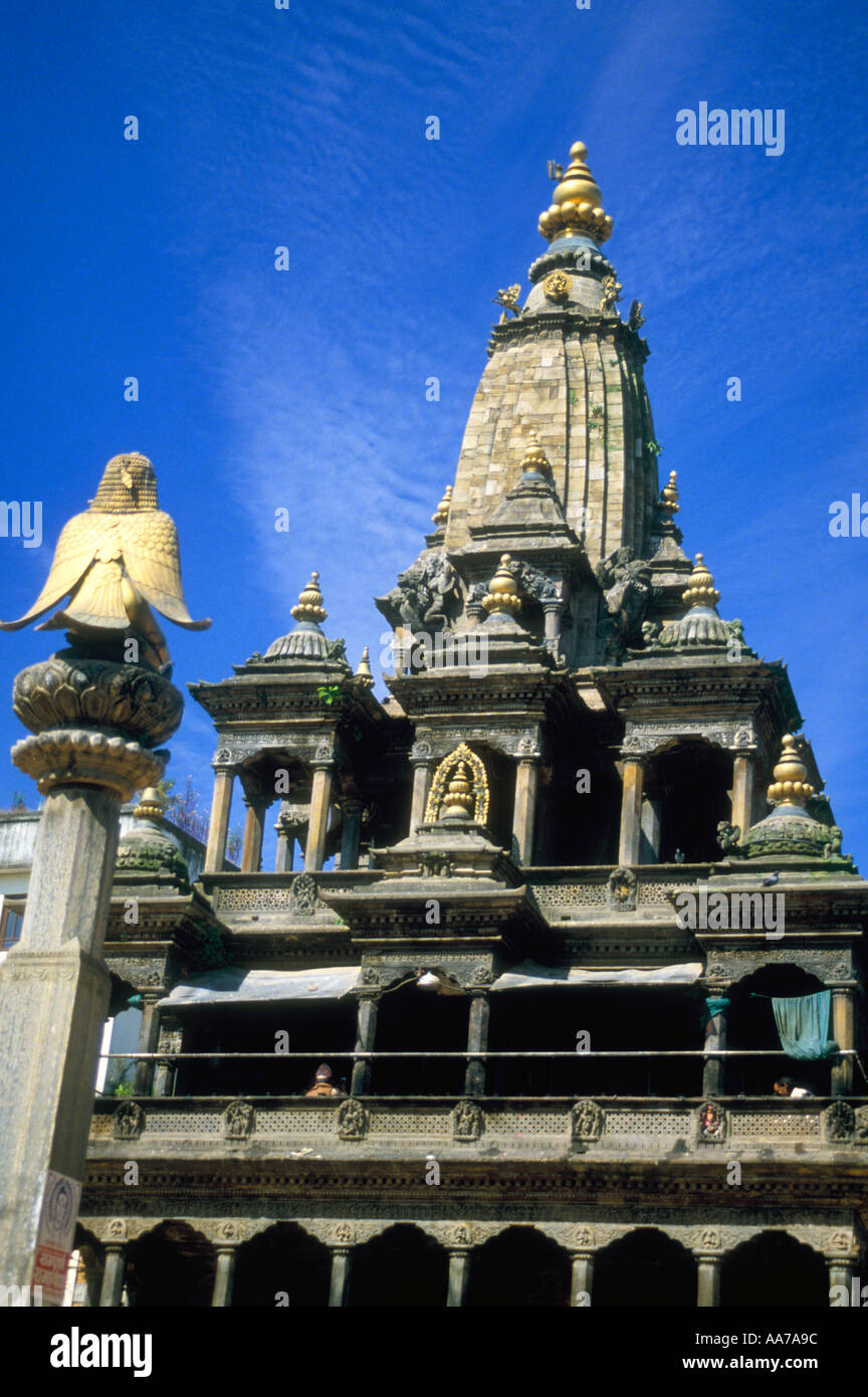 Ornate temple Pataan Nepal Stock Photo - Alamy