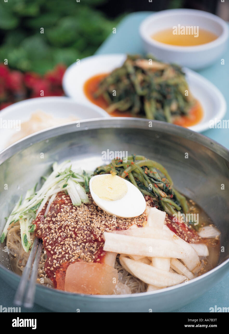 cold noodle with hot sauce Stock Photo - Alamy