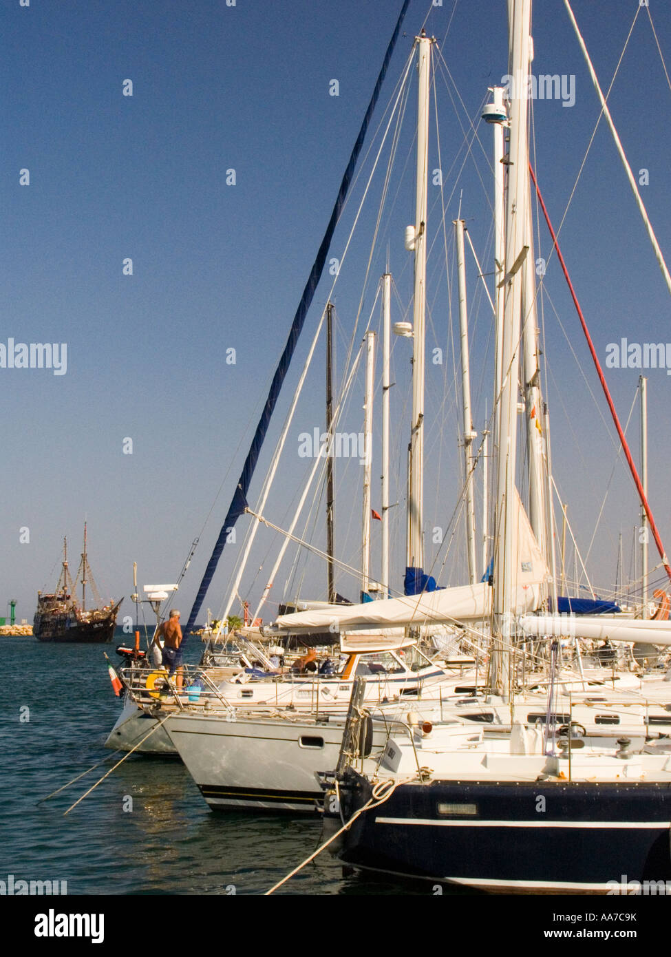Marina Cap Monastir Tunisia Stock Photo - Alamy