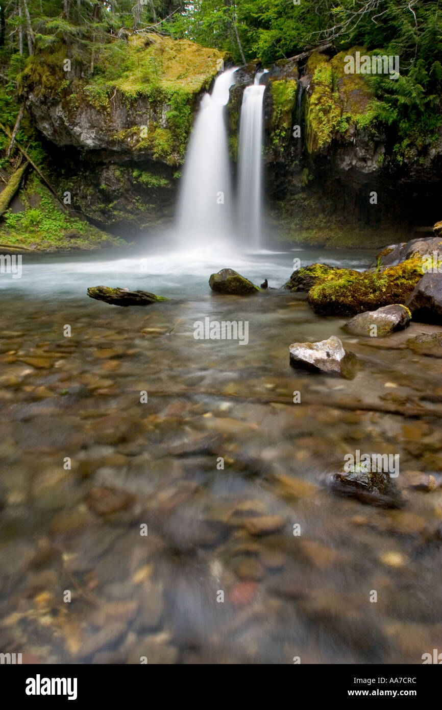 Iron creek Waterfalls Stock Photo - Alamy
