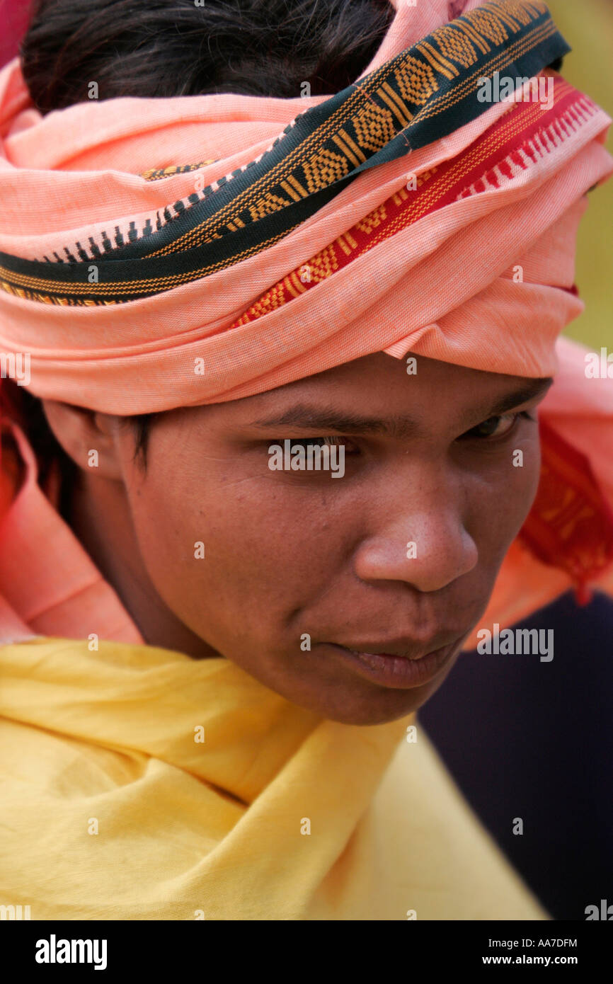 Dancer at Puja festival, Baliguda, Orissa, India Stock Photo - Alamy