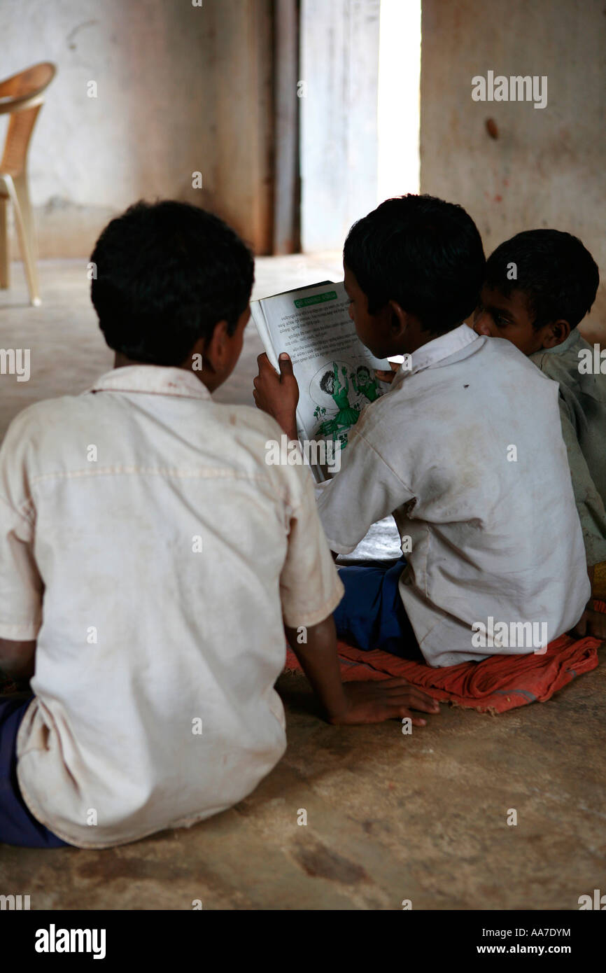 At a village school near Baliguda, Orissa, India Stock Photo - Alamy