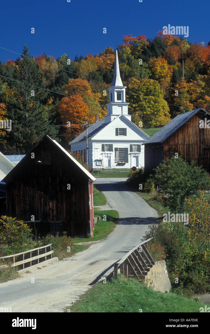 Village of waits river in vermont hi-res stock photography and images ...