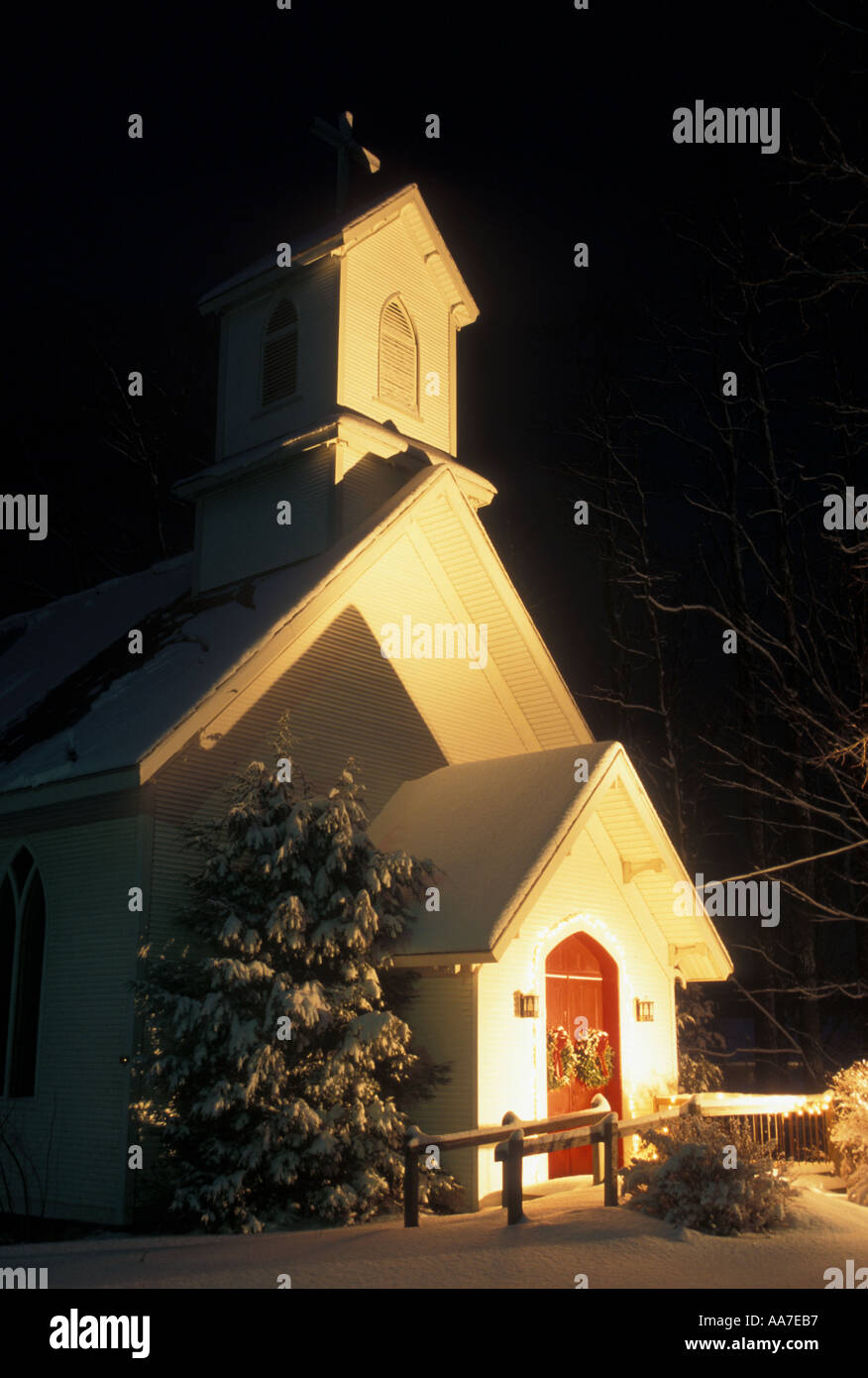 Vermont winter night hi-res stock photography and images - Alamy