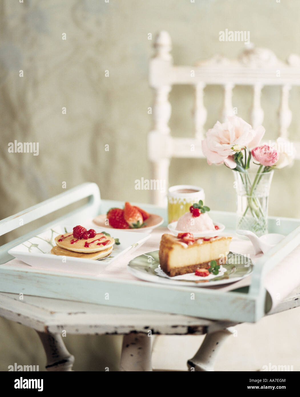 food on a tray Stock Photo - Alamy