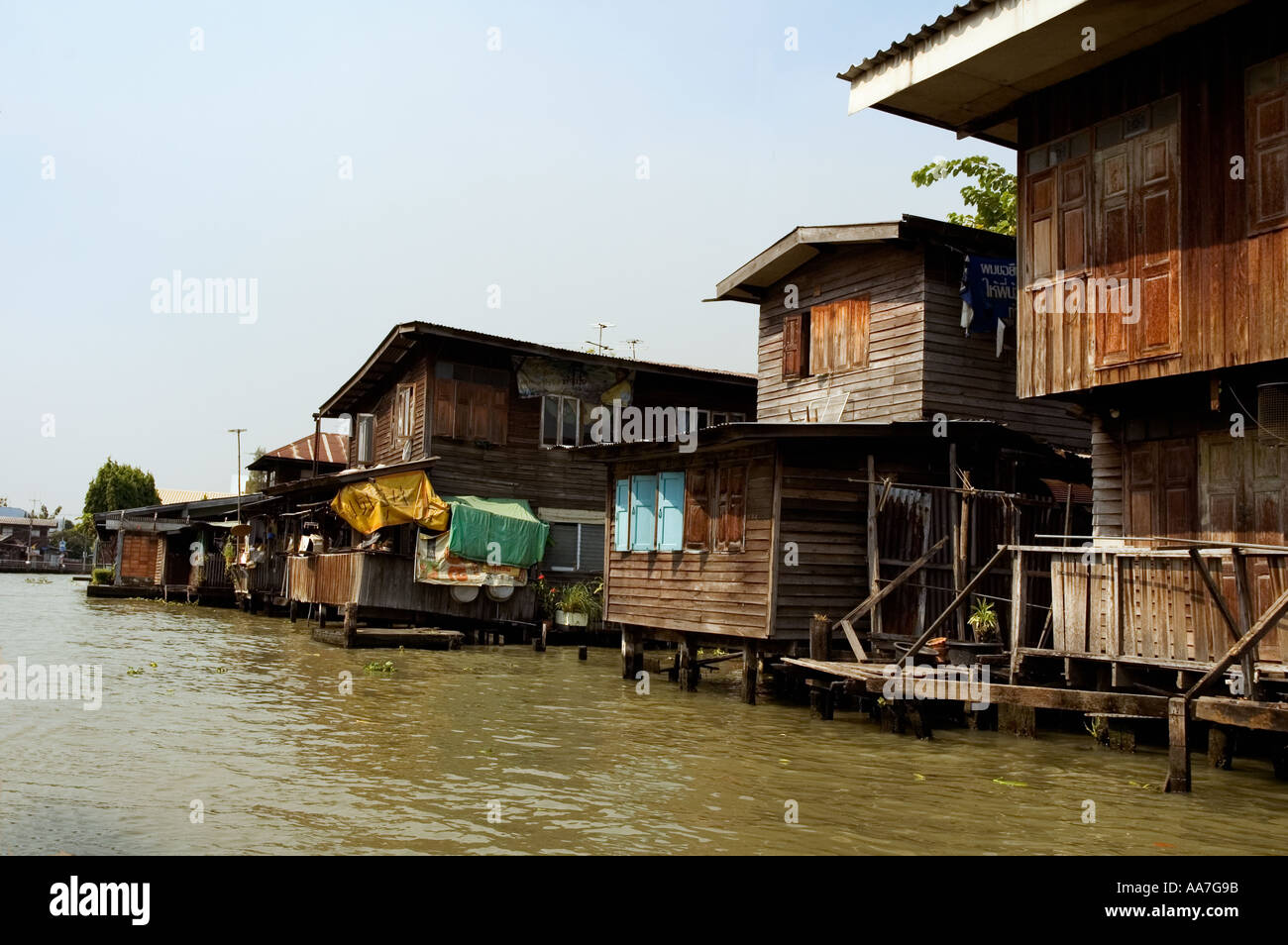 Thailand Bangkok klong canal Stock Photo - Alamy