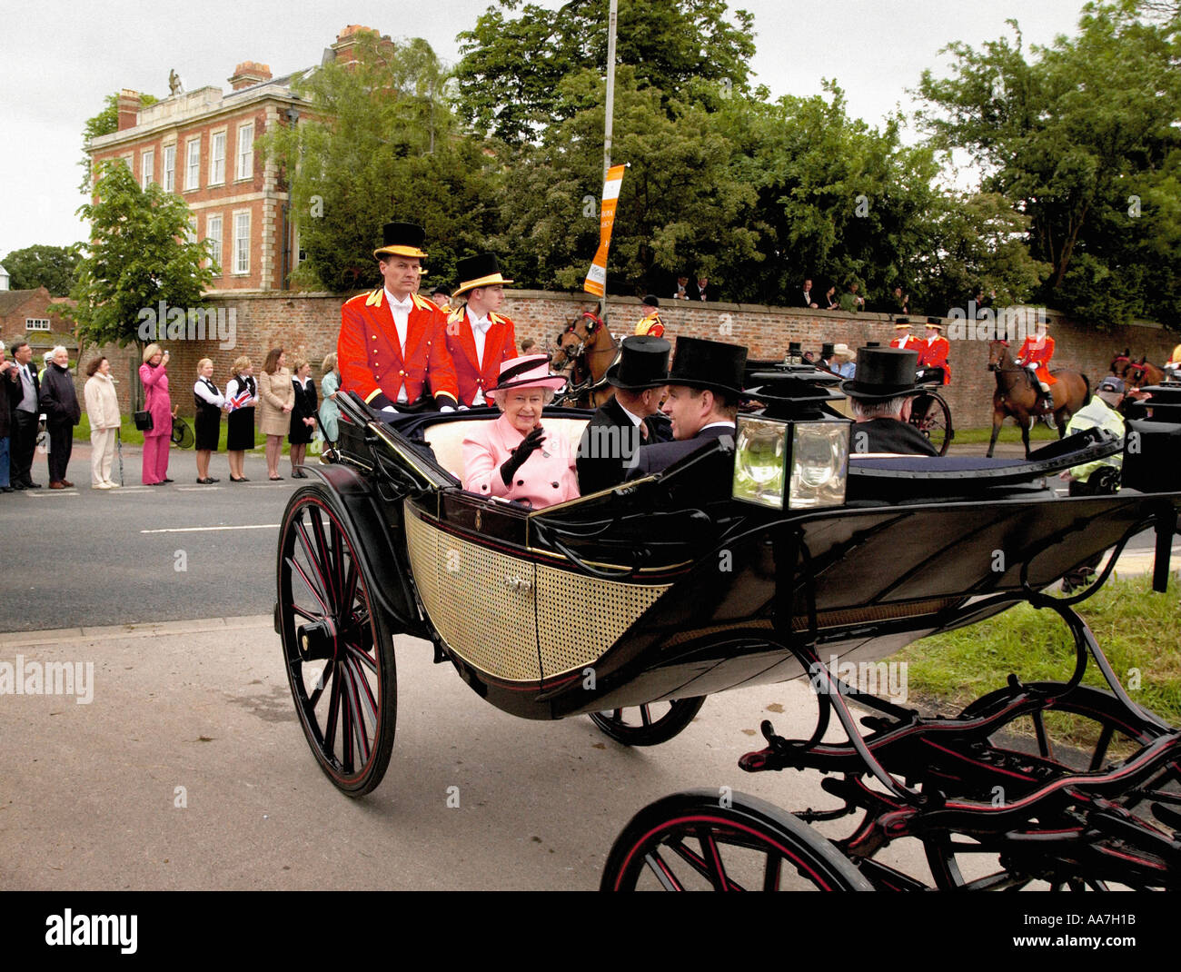 The royal procession arrives hi-res stock photography and images - Alamy