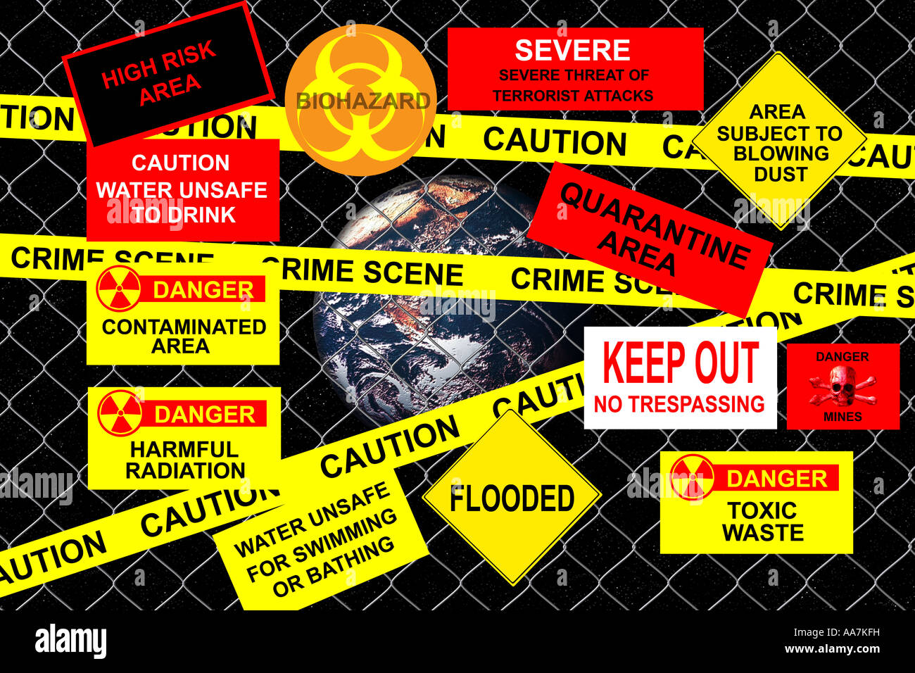 Earth in jeopardy Stock Photo - Alamy