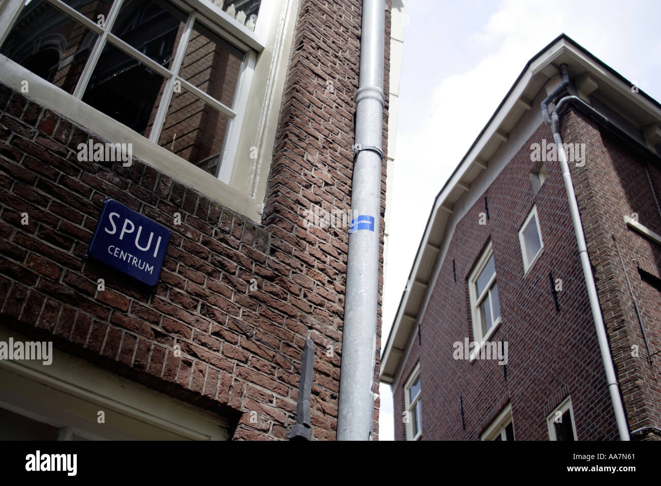 Spui street sign Stock Photo - Alamy