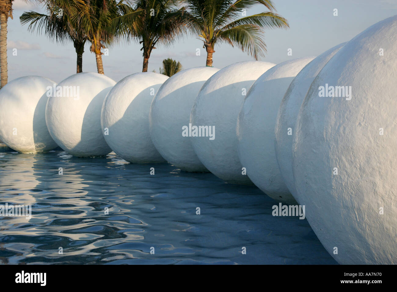 Swimming pool design used to separate water depth Stock Photo - Alamy