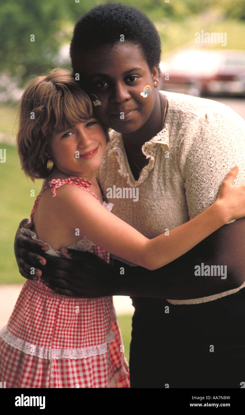 Two neighbor girls. St. Paul, Minnesota Stock Photo - Alamy