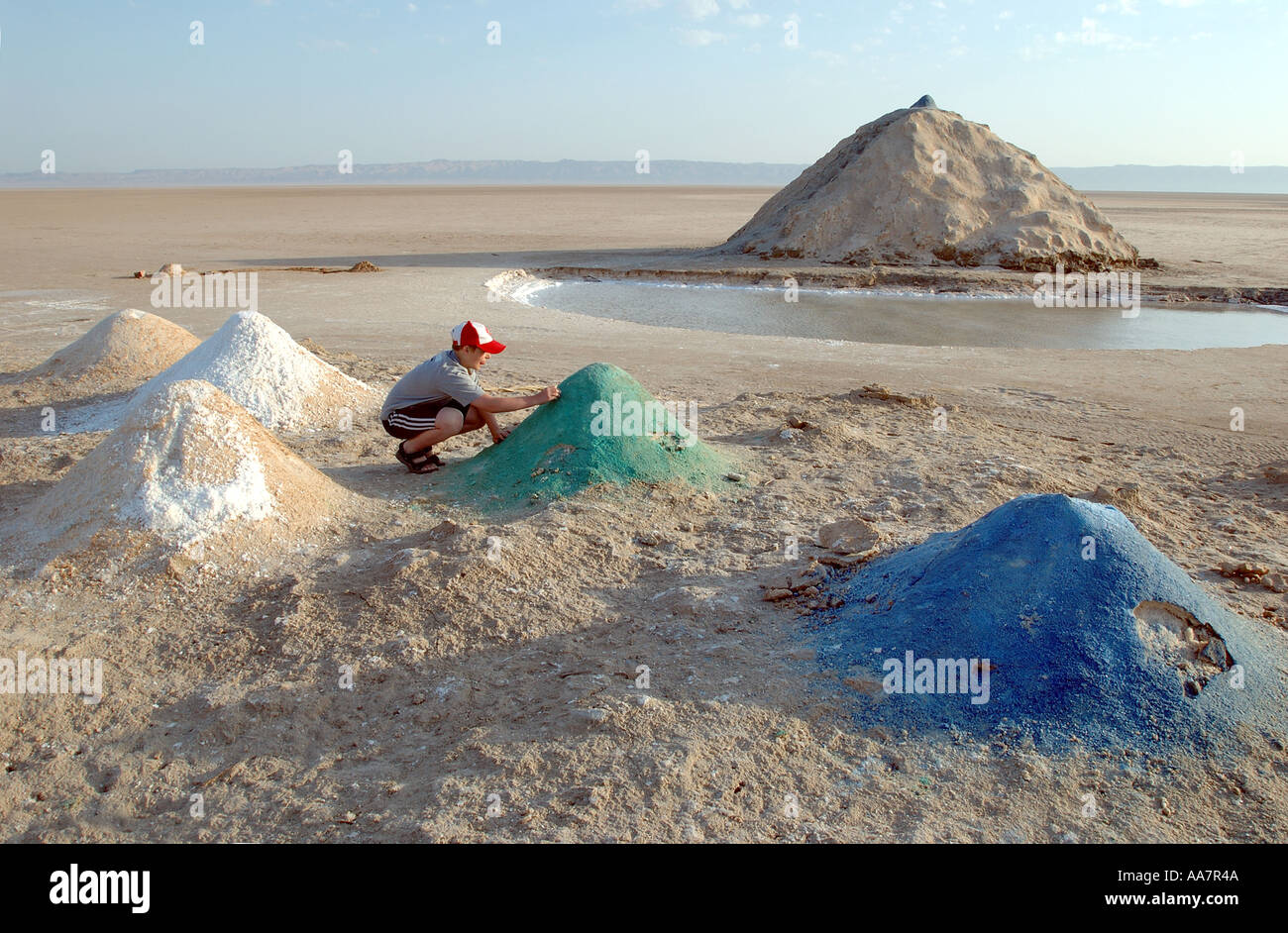 Salt lakes at Chott el Jerid Tunisia Stock Photo - Alamy