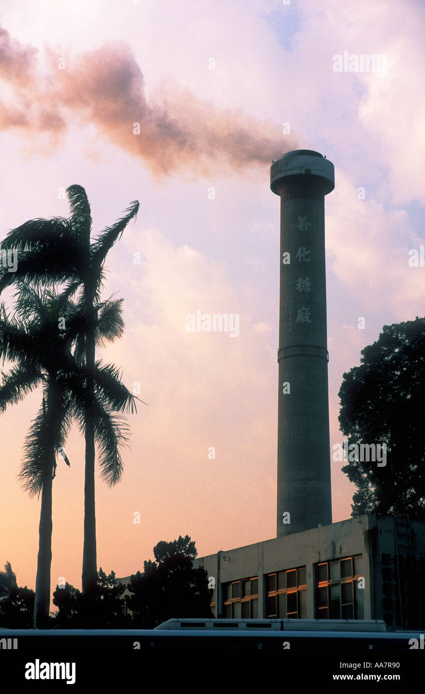 Smoke Stack Shanhua Sugar Factory Tainan Taiwan Republic of China Stock ...