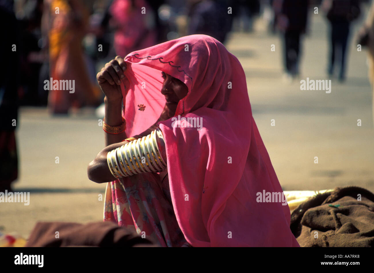 Indian Woman Veil Profile High Resolution Stock Photography and Images ...