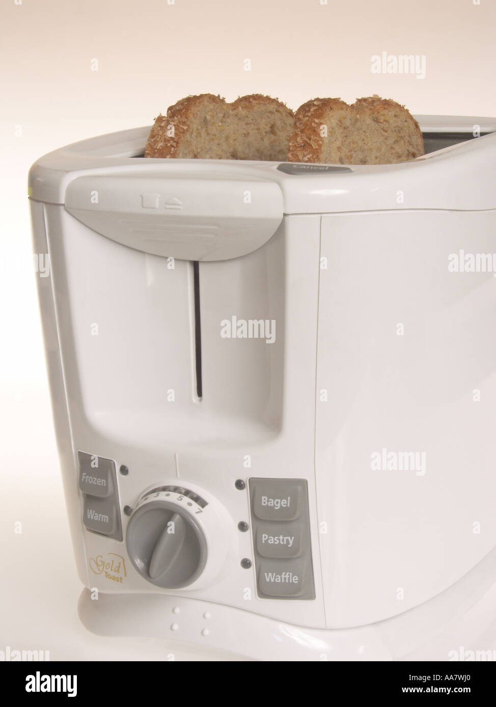 Bread in a toaster Stock Photo - Alamy