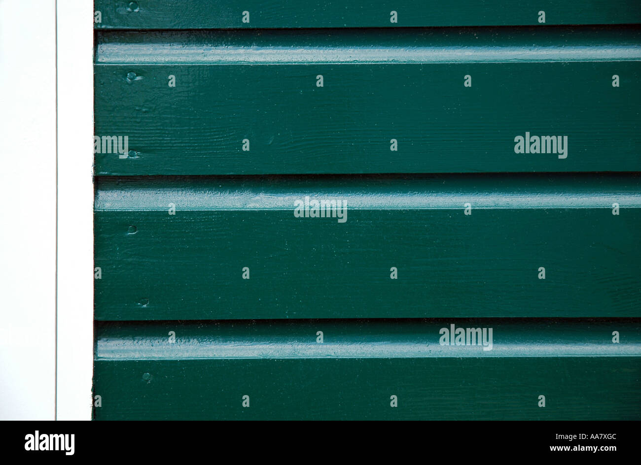 Wood pattern of beach hut exterior Stock Photo - Alamy