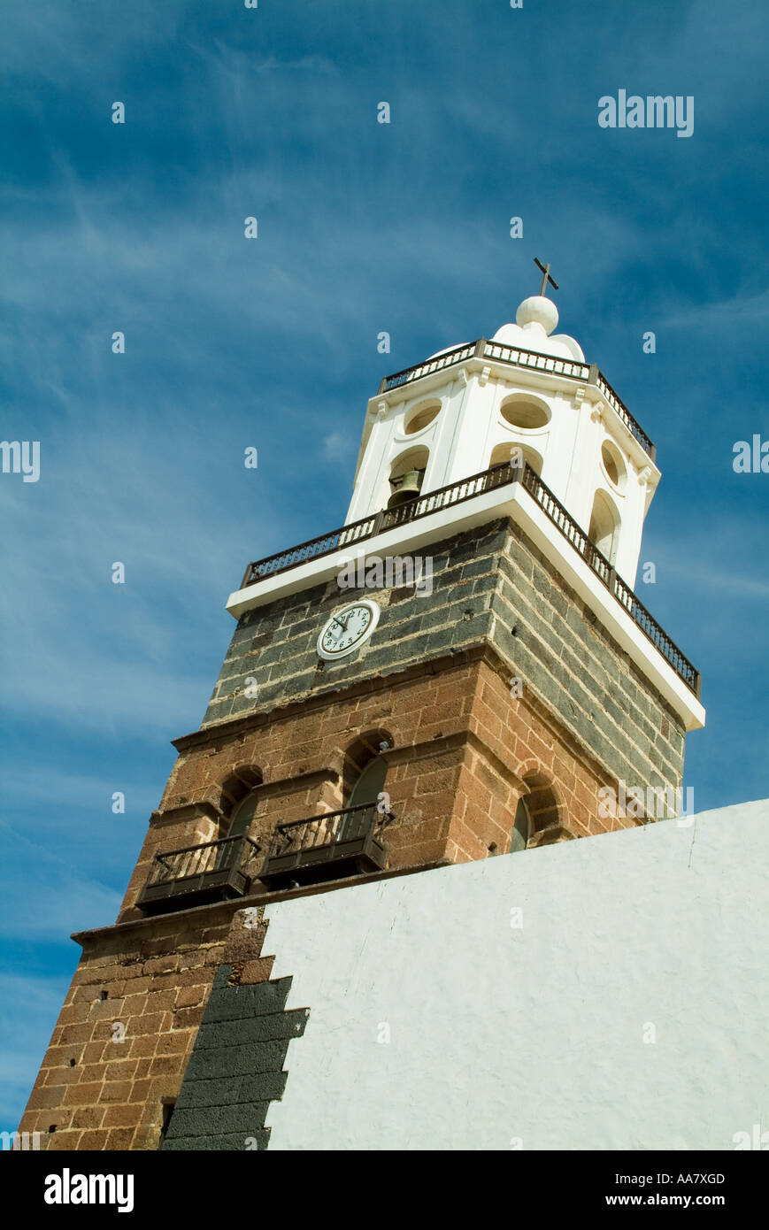 canarian clock tower Stock Photo - Alamy