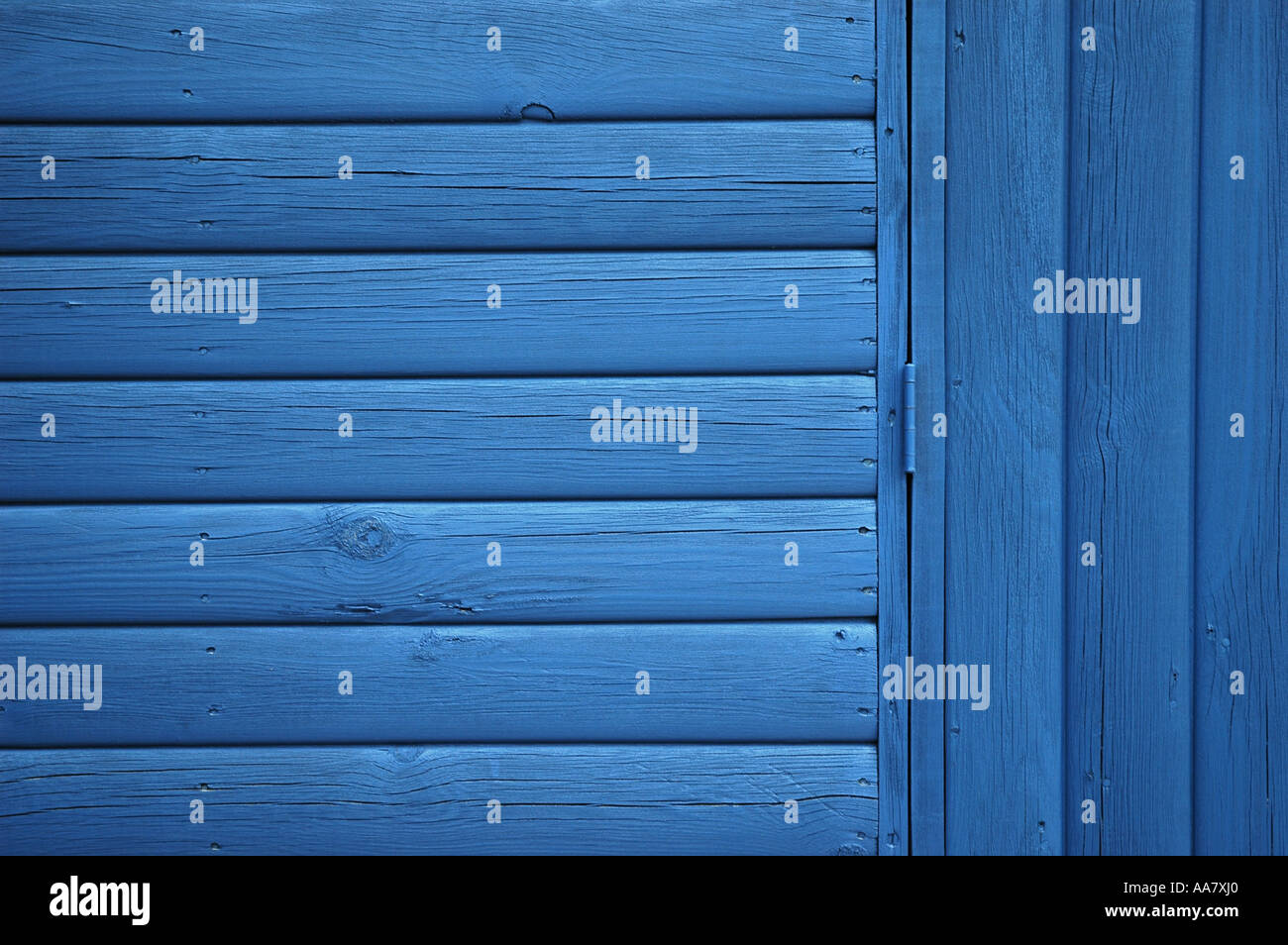 Wood pattern of beach hut exterior Stock Photo - Alamy