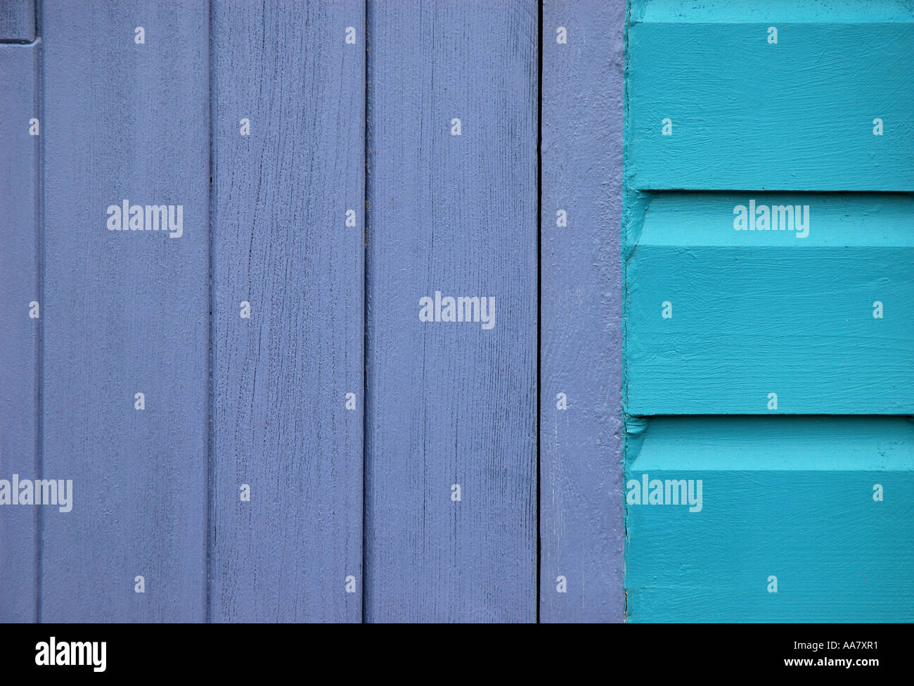Wood pattern of beach hut exterior Stock Photo - Alamy