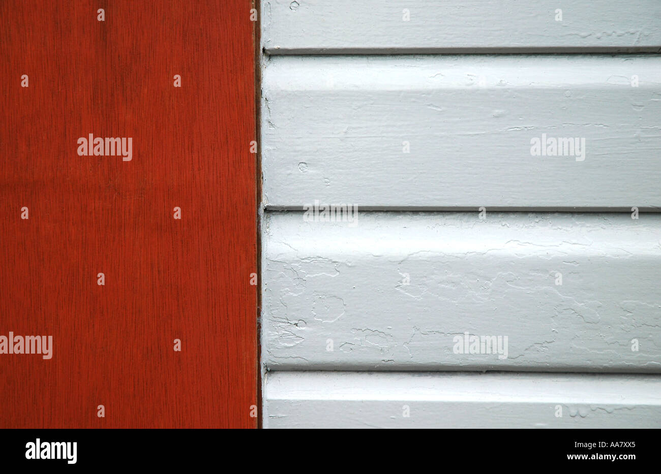 Wood pattern of beach hut exterior Stock Photo - Alamy