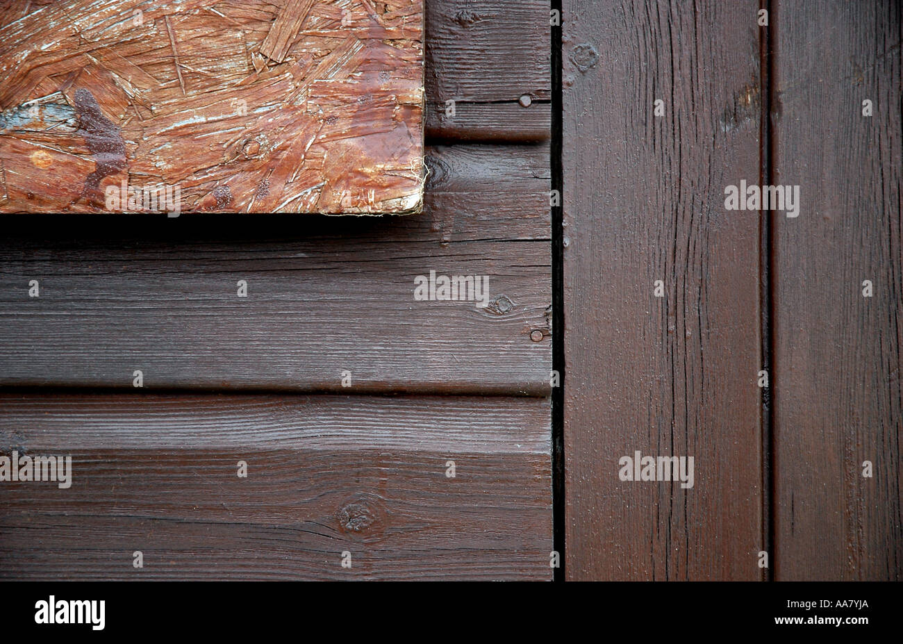 Wood pattern of beach hut exterior Stock Photo - Alamy