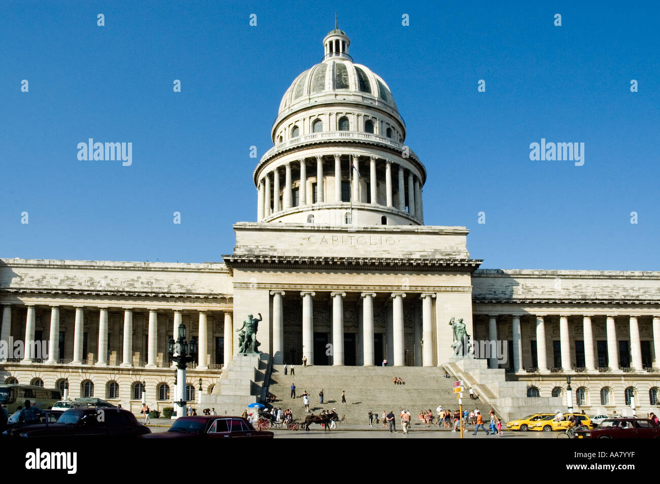 El Capitolio, or National Capitol Building was the seat of government ...