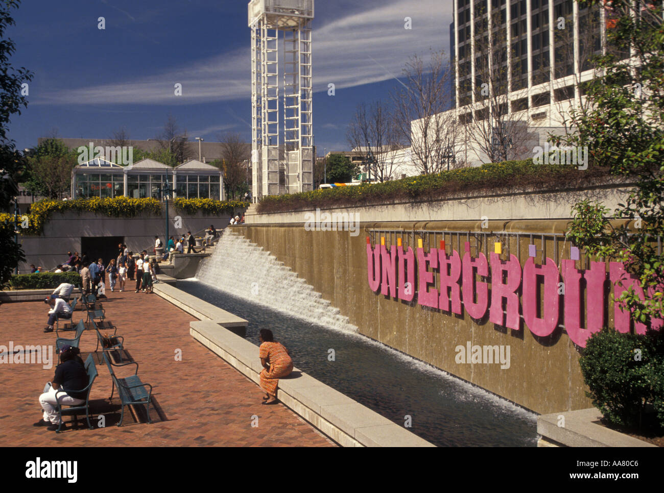 Underground atlanta atlanta georgia united hi-res stock photography and ...