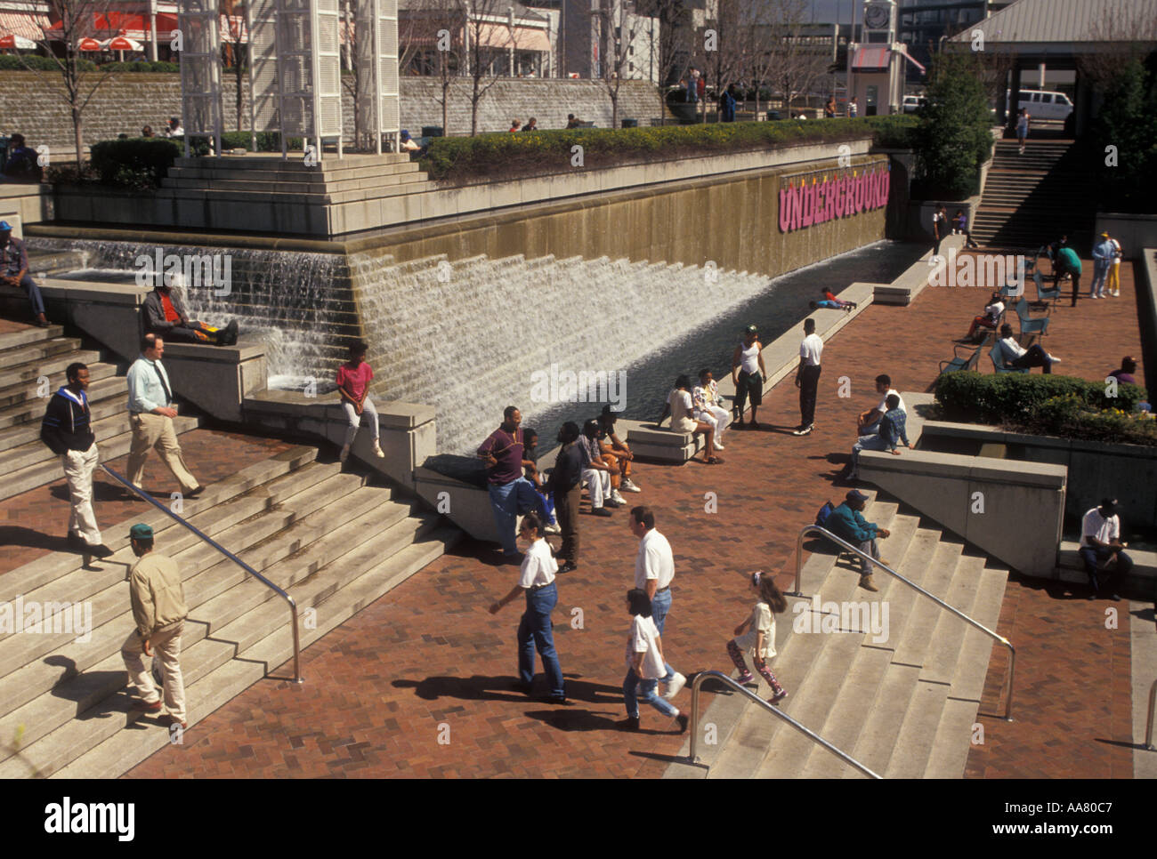 Atlanta downtown people hi-res stock photography and images - Alamy