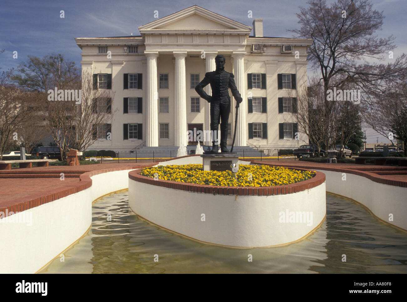 City hall and statue of andrew jackson hi-res stock photography and ...