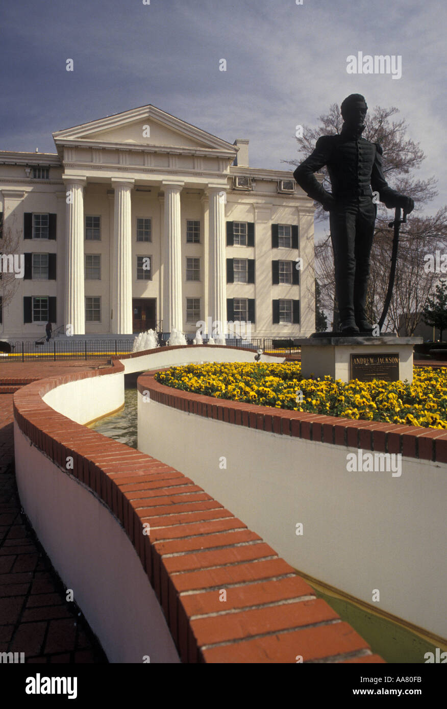 City hall and statue of andrew jackson hi-res stock photography and ...