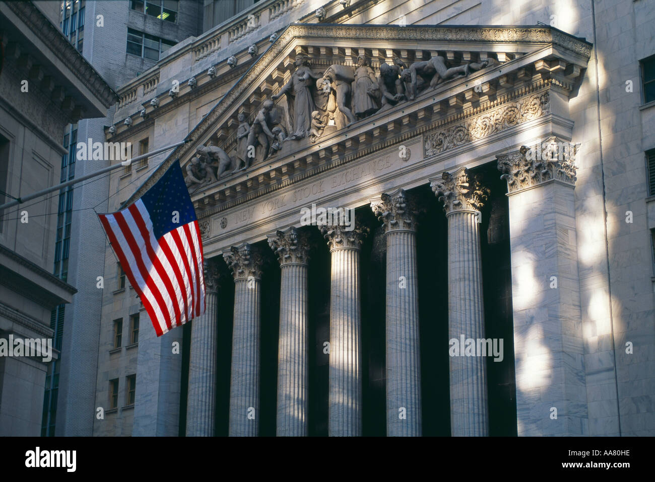 the New York Stock Exchange Wall Street New York USA Stock Photo - Alamy