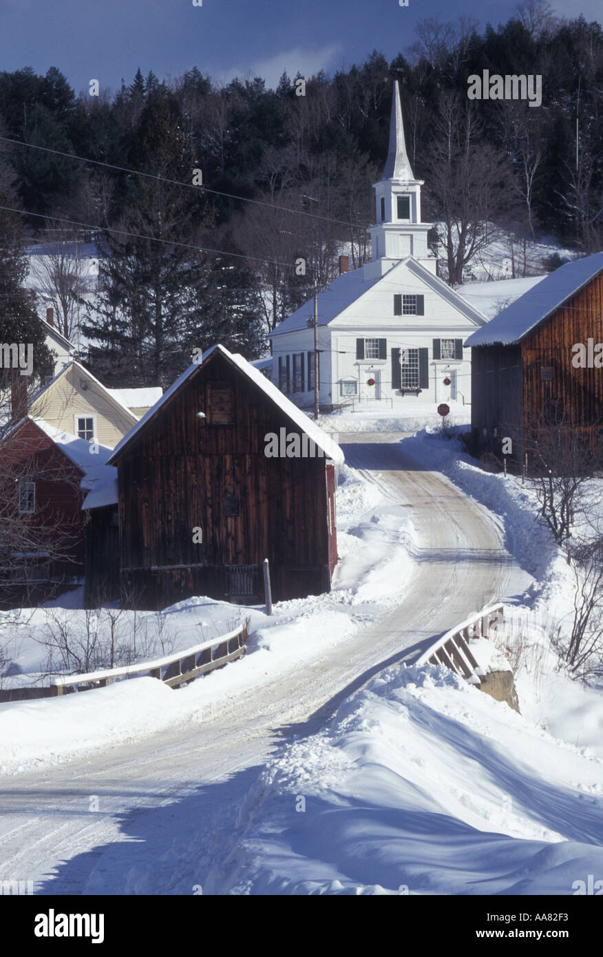 Village of waits river in vermont hi-res stock photography and images ...