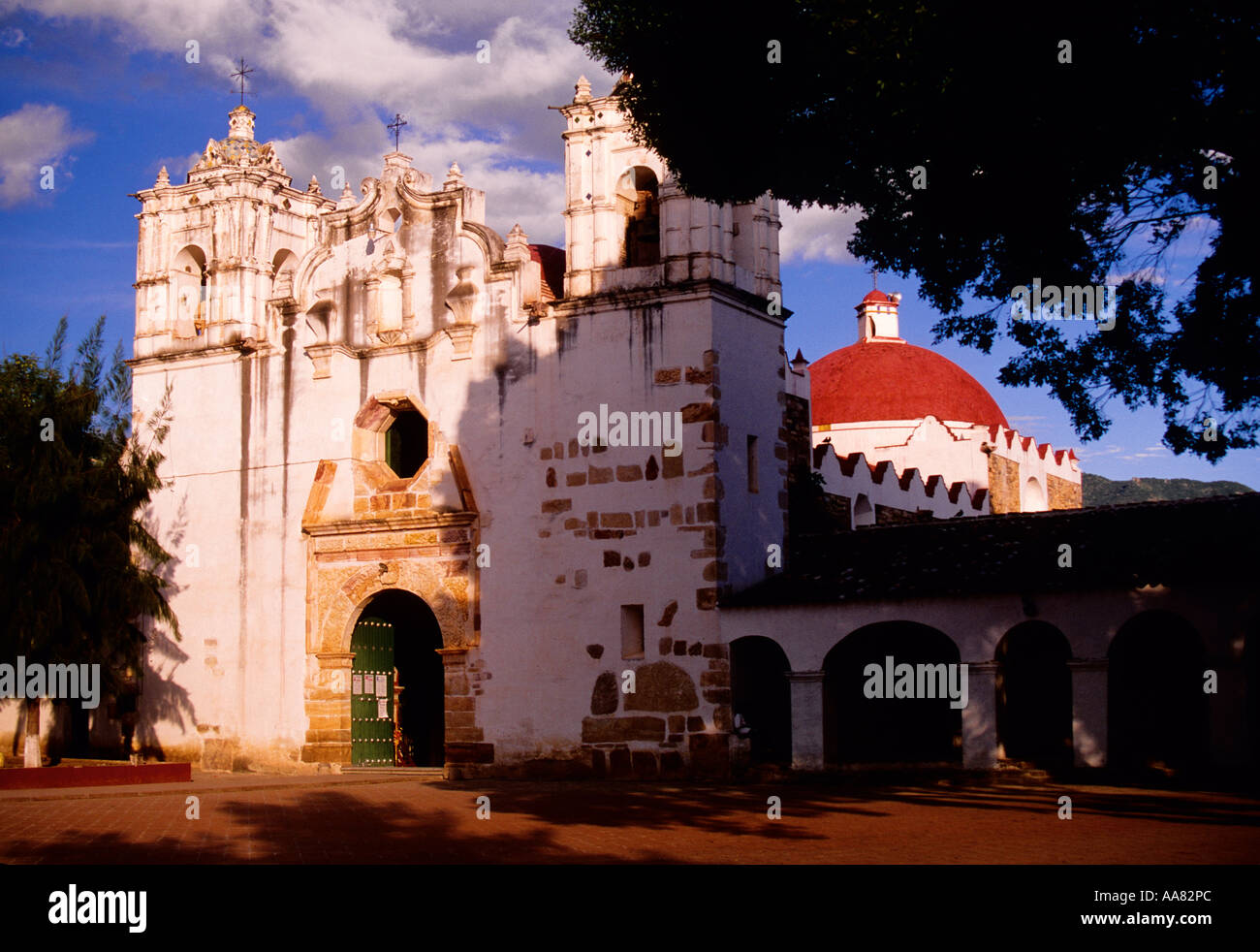 Teotitlan Oaxaca Valley Mexico Precious Blood of Christ Church Stock ...