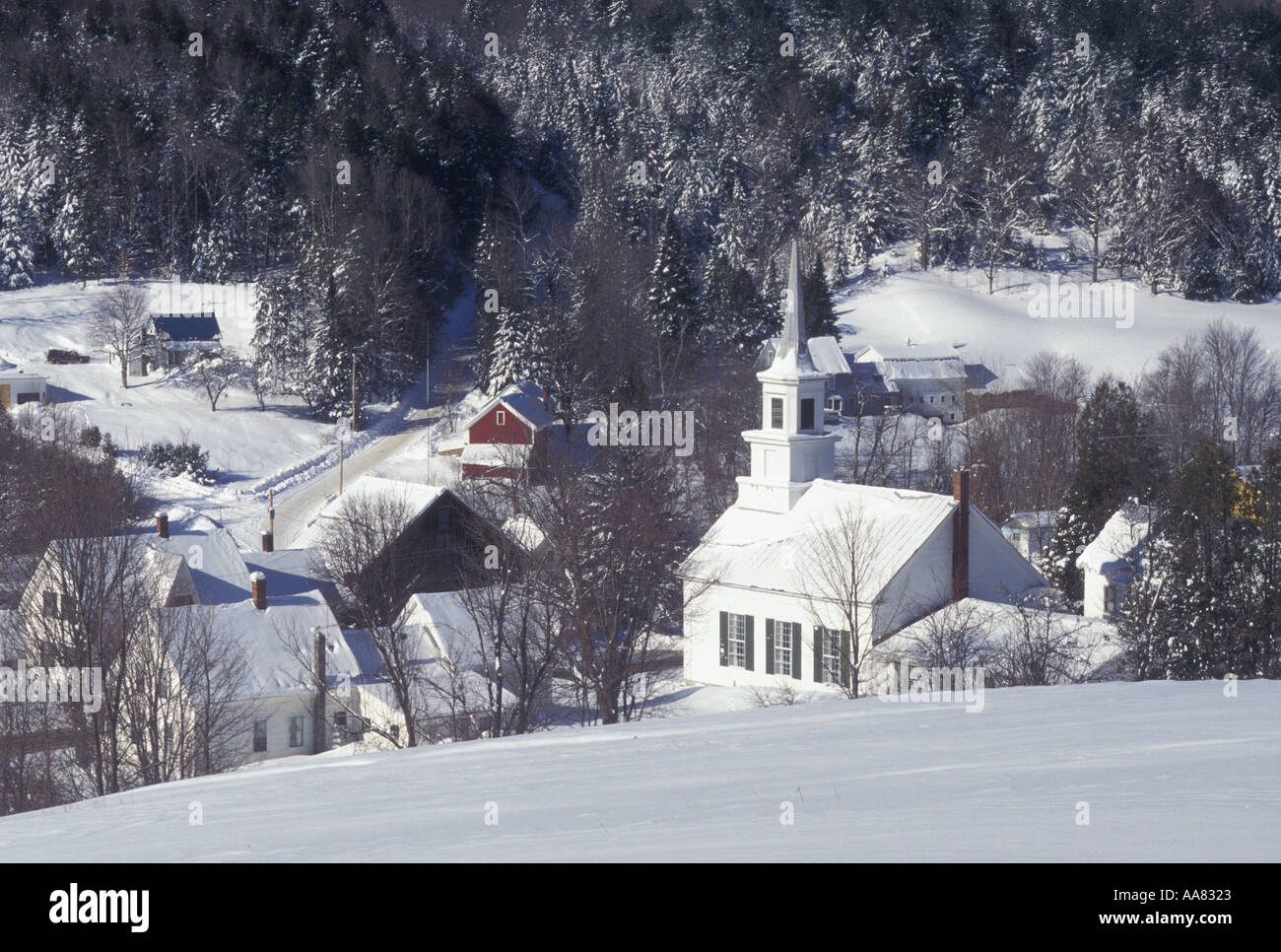 Village of waits river in vermont hi-res stock photography and images ...