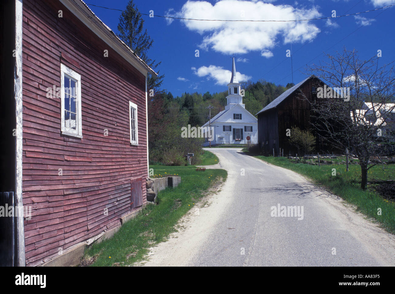 Village of waits river in vermont hi-res stock photography and images ...